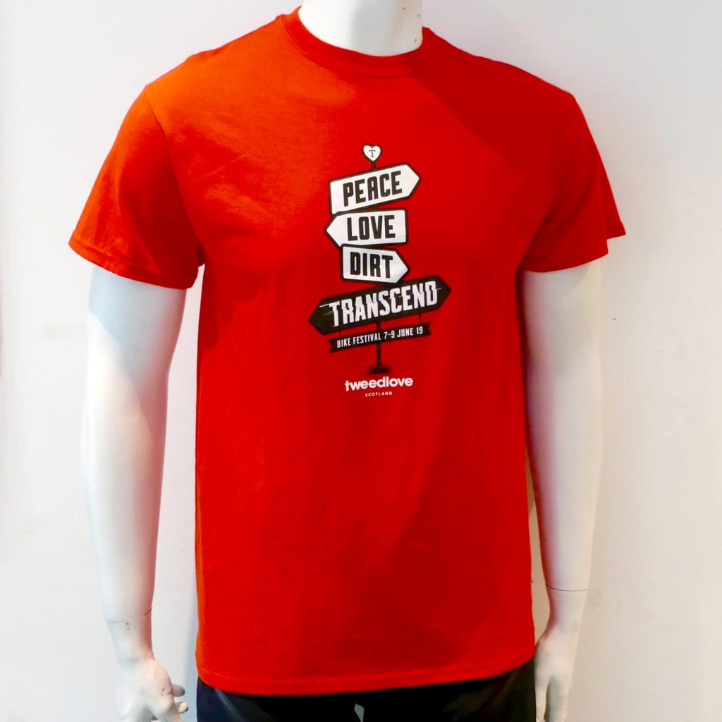 Men’s “Transcend Signpost” T-Shirt (Red)